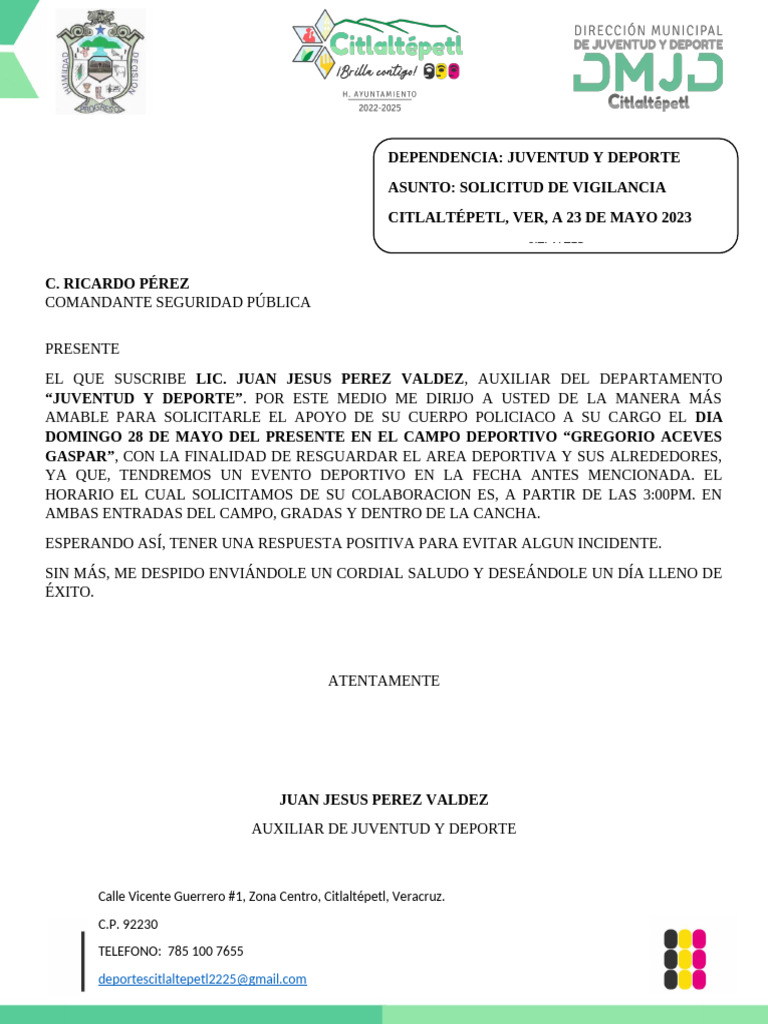 Solicitud Lona | PDF