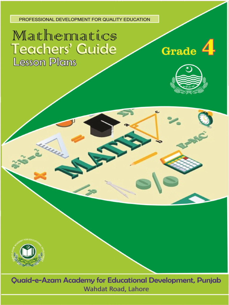 Grade-4 Maths Lessong Planning | PDF | Division (Mathematics) | Arithmetic