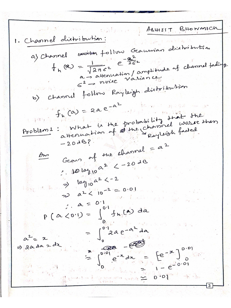 21-Performance of Wired and Wireless Comm. Systems, MRC-16!09!2024 | PDF