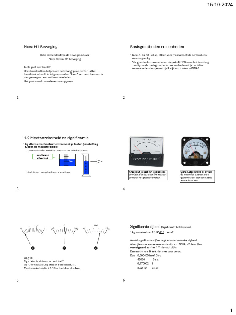 H4 Hfd1 Nova Powerpoint Handout | PDF