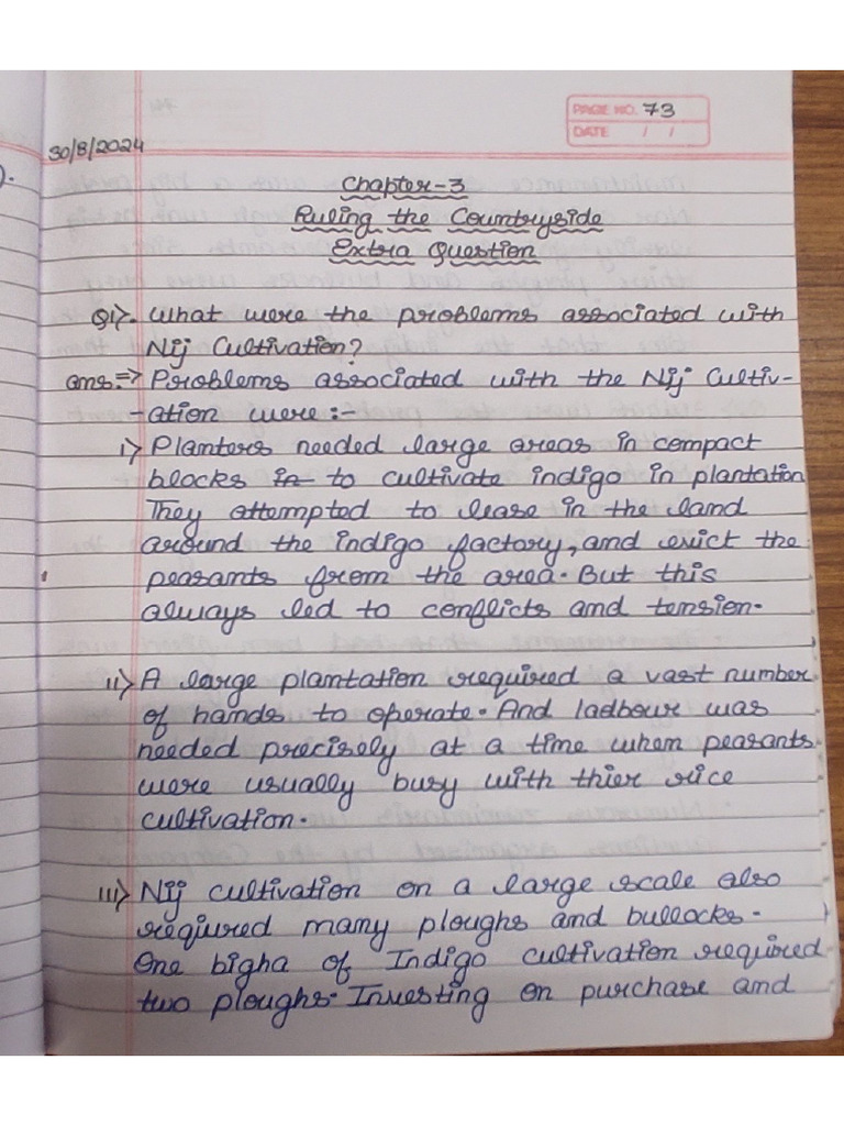 SST Notebook Work CH-3 | PDF