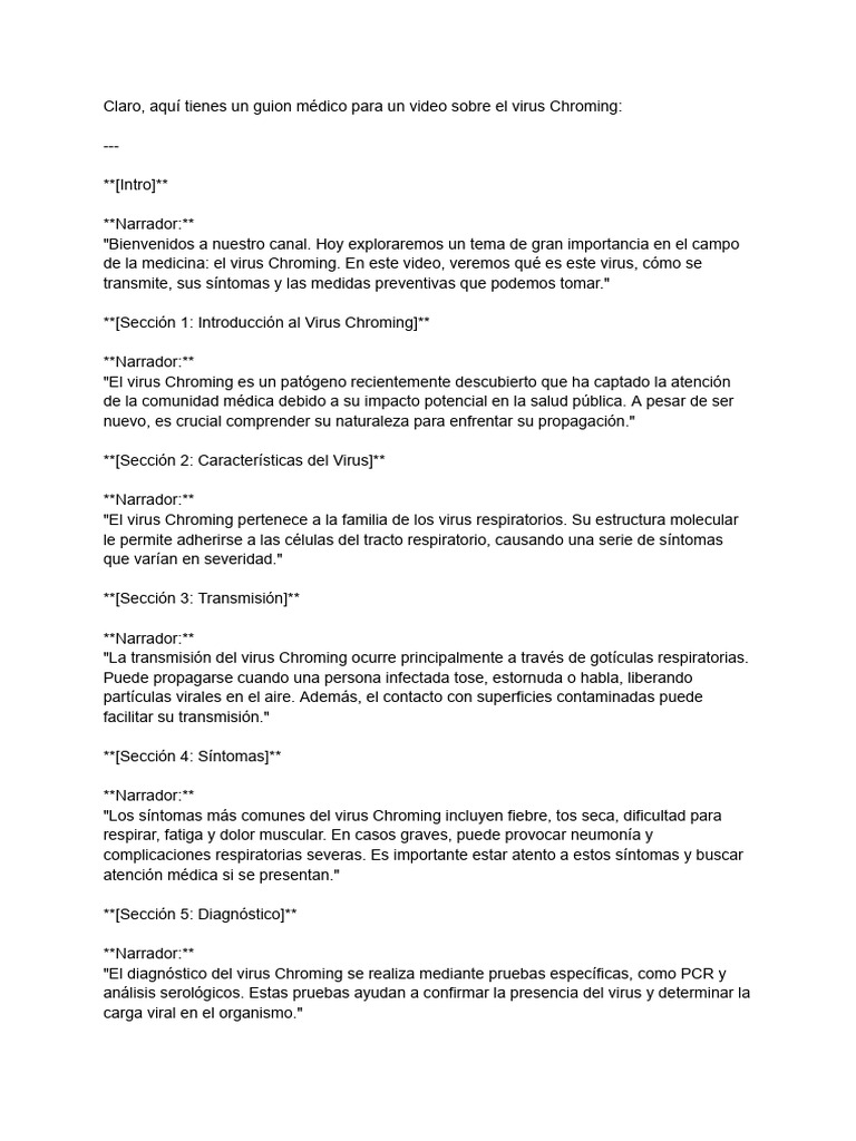 Virus Chroming: Guía Esencial | PDF | Virus | Neumonía
