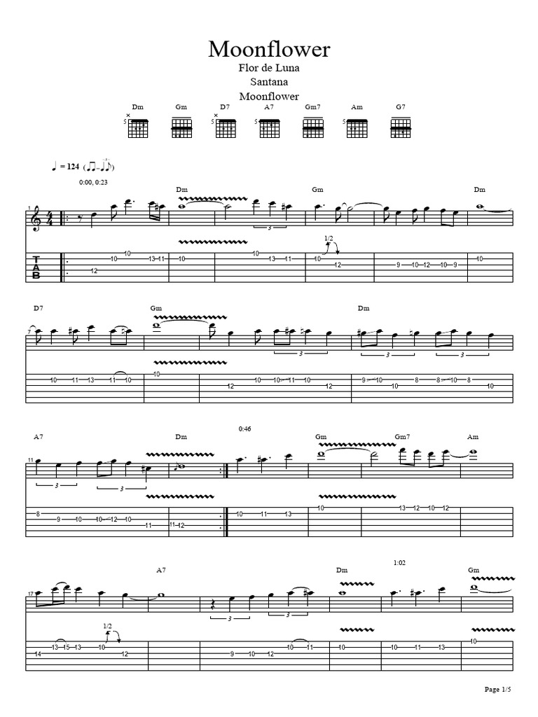 Carlos Santana Moonflower | PDF