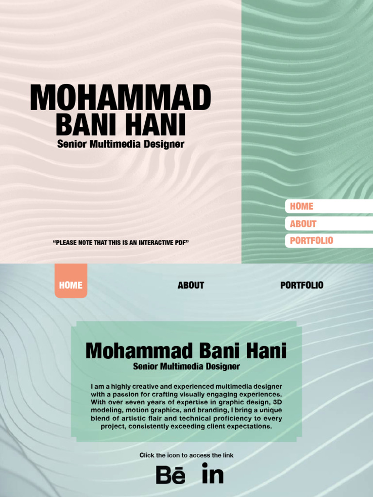 CV Mohammad Bani Hani | PDF | Multimedia | Design