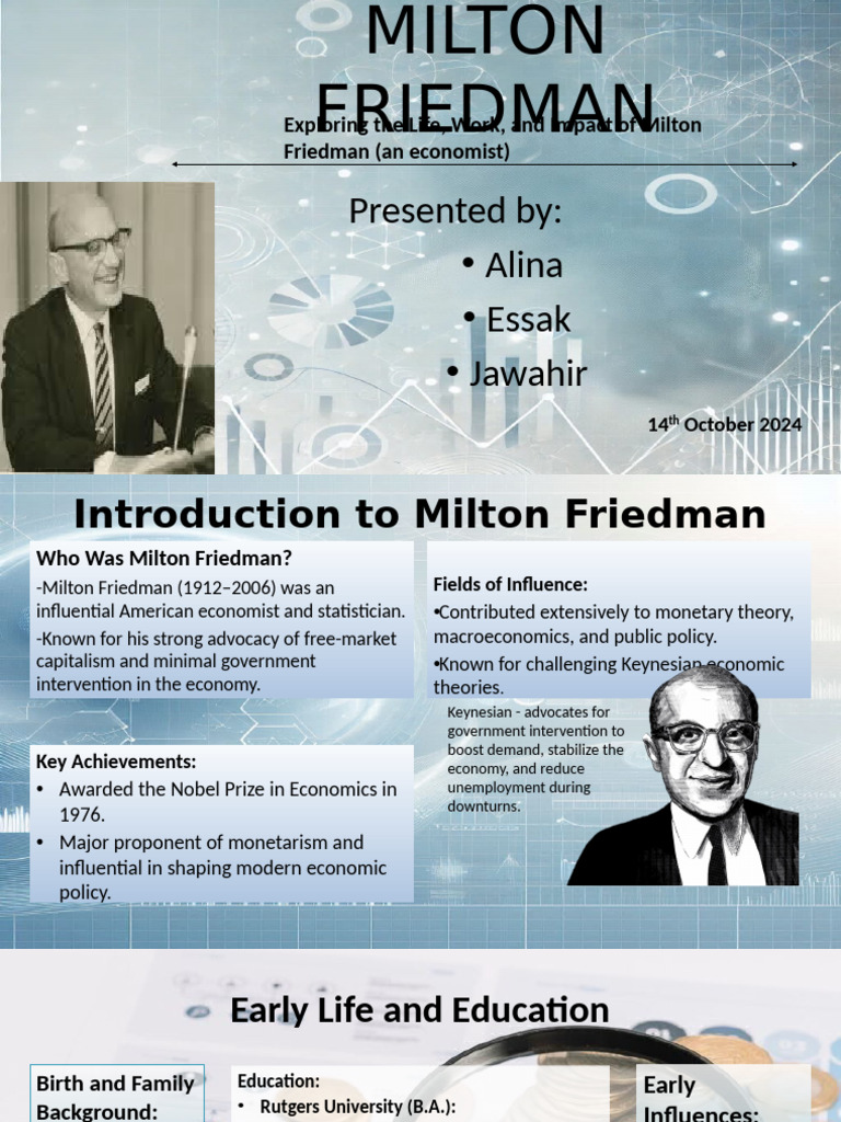 Milton Friedman | PDF | Milton Friedman | Monetarism