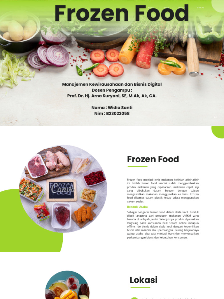 Peluang Bisnis Frozen Food di Jambi | PDF