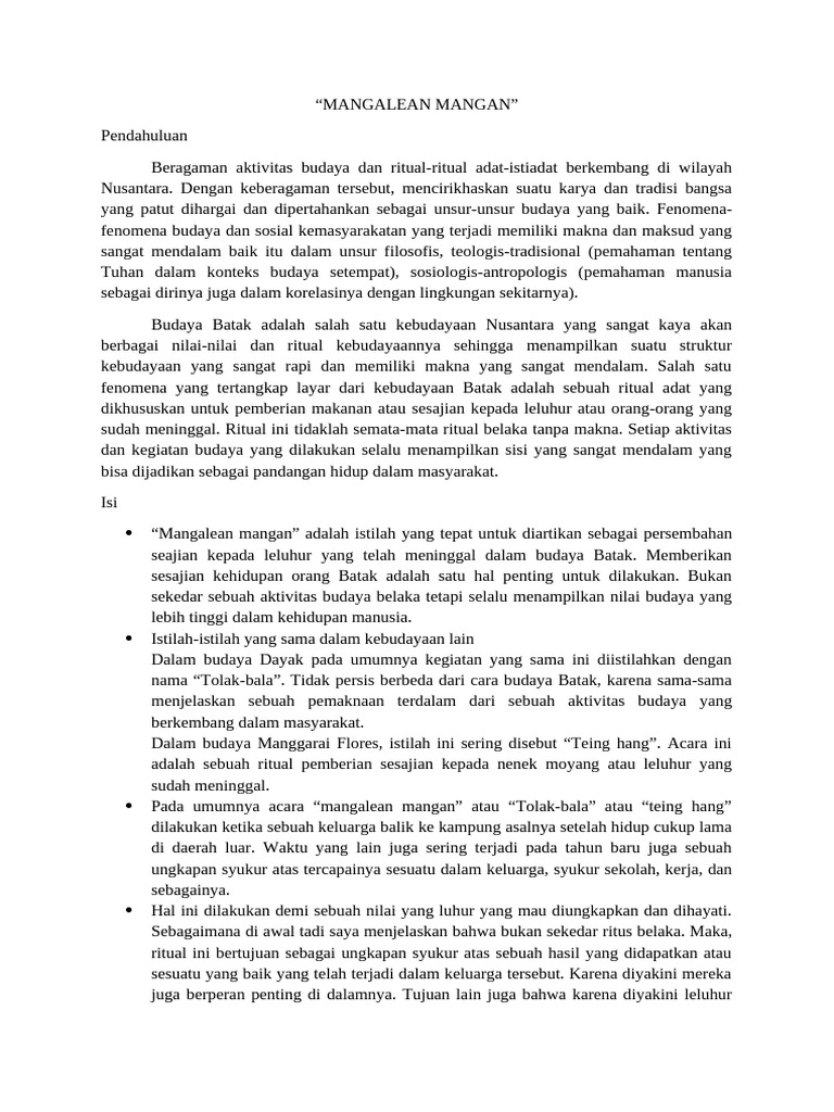 Mangalean Mangan | PDF