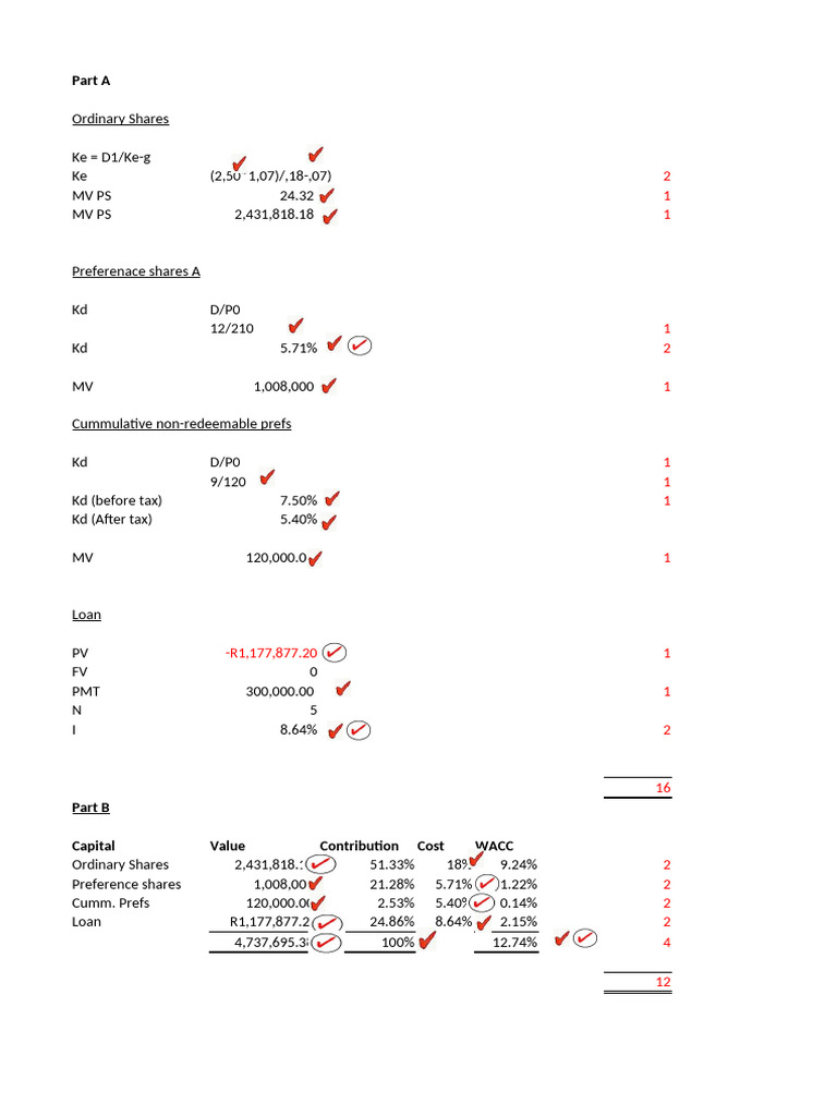 Capital Structure Analysis and WACC | PDF | Capital Asset Pricing Model ...