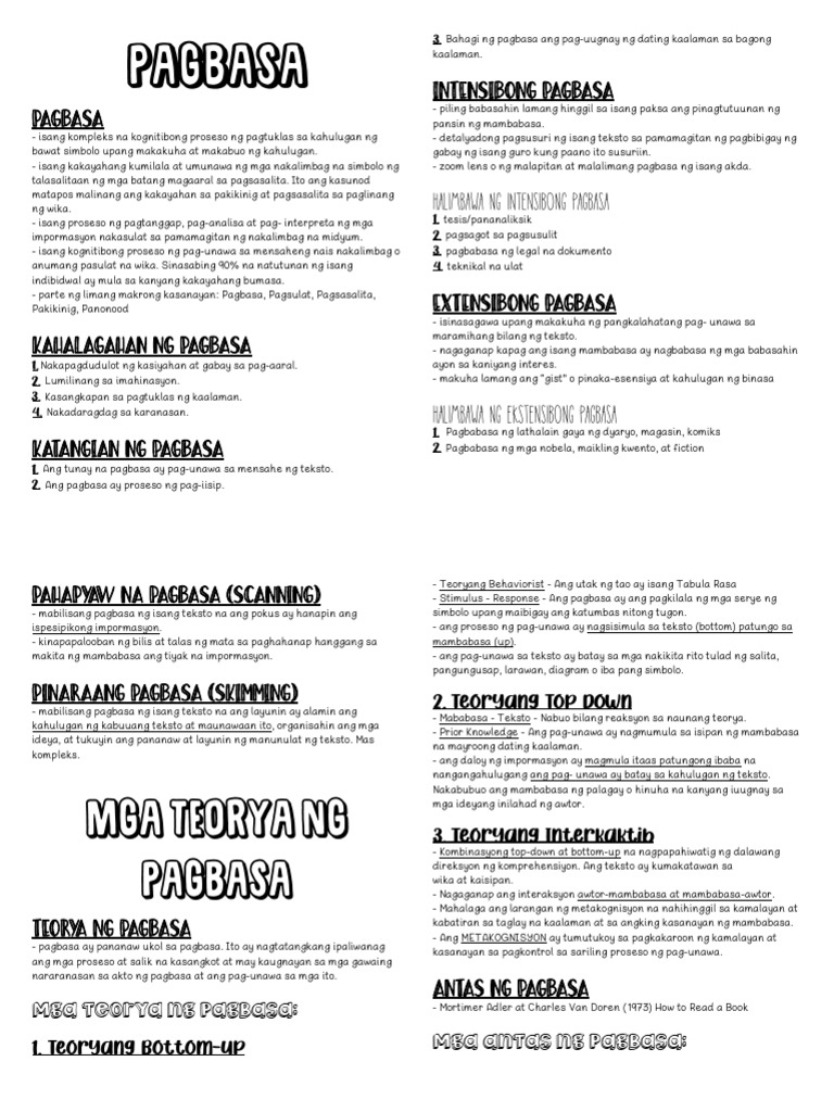 Pagpag Reviewer | PDF