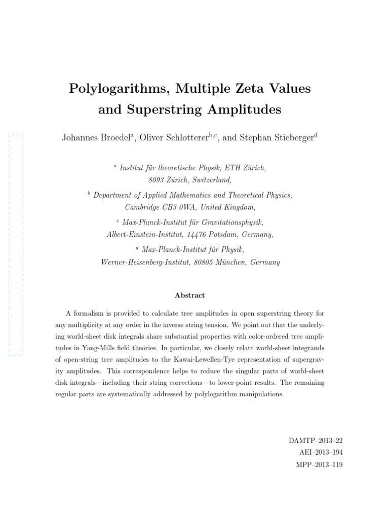 SUPERPOLILOGARITMOS | PDF | Integral | Quantum Field Theory