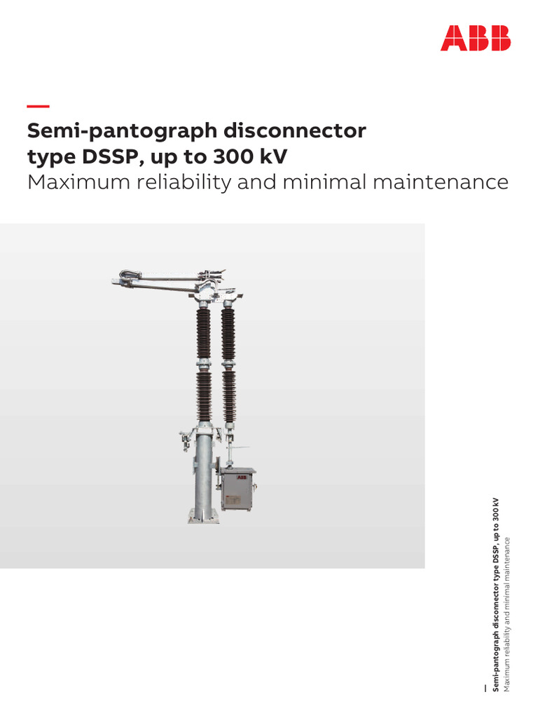 sectionneur pantographe | PDF | Switch | Reliability Engineering