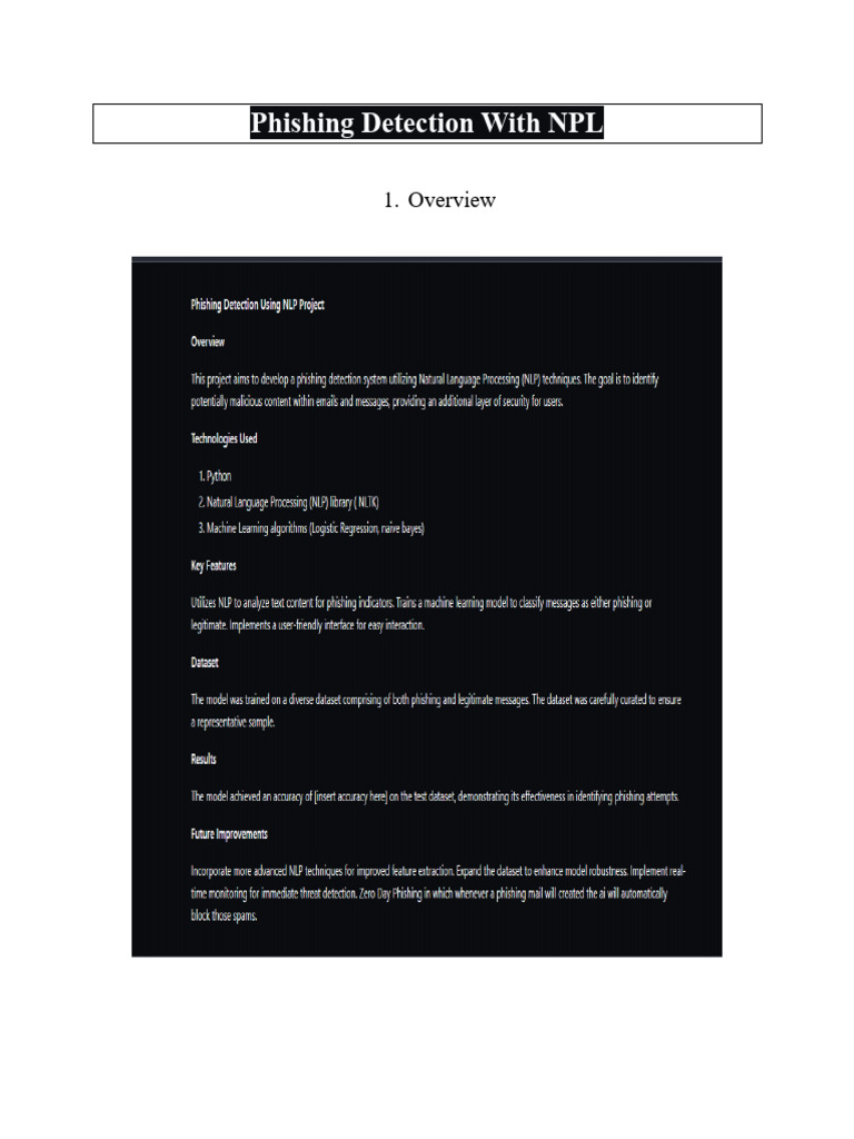 Phishing Detection With Npl | PDF