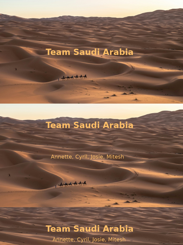 Saudi Team - Apr 6 Update | PDF | Saudi Arabia | Negotiation