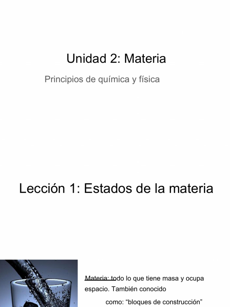 Unit 2 Matter | PDF | Mezcla | Gases