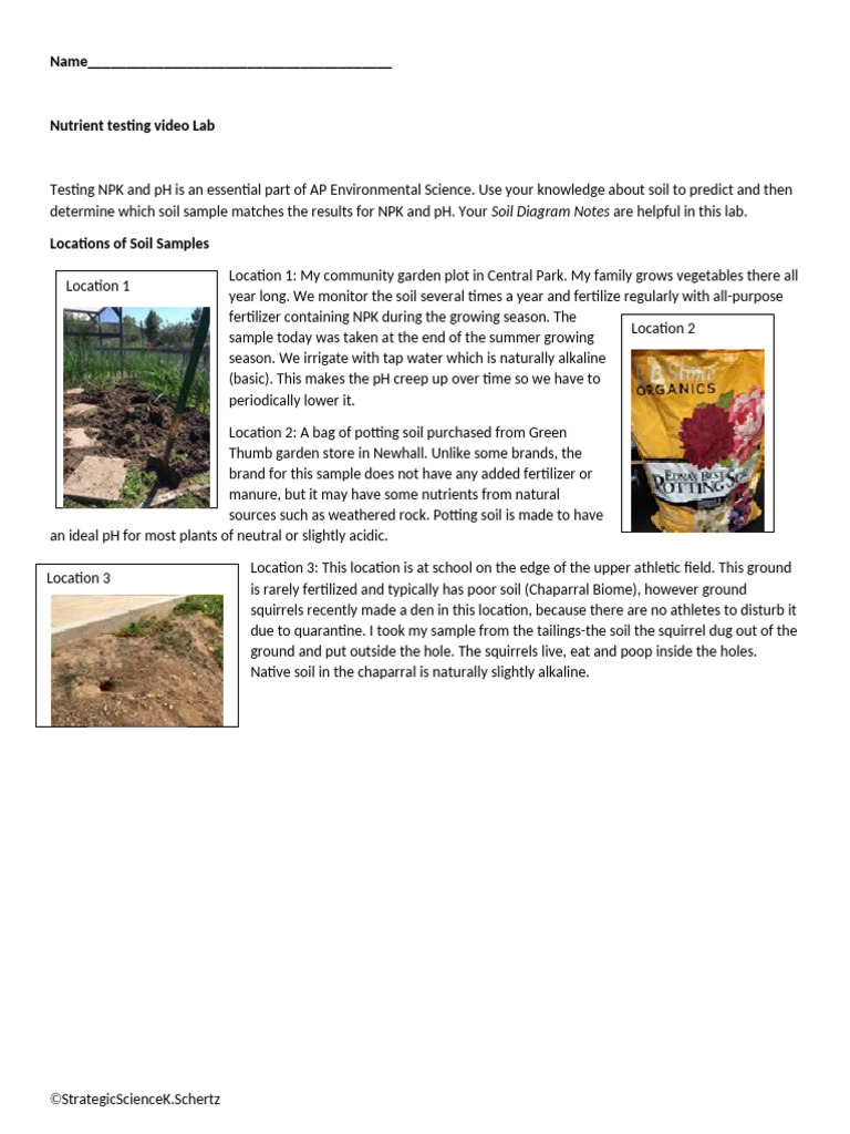 Soil Testing Lab: NPK and pH Analysis | PDF | Soil | Plant Nutrition