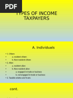 Taxpayer Classifications in the Philippines | PDF | Taxpayer | Taxes