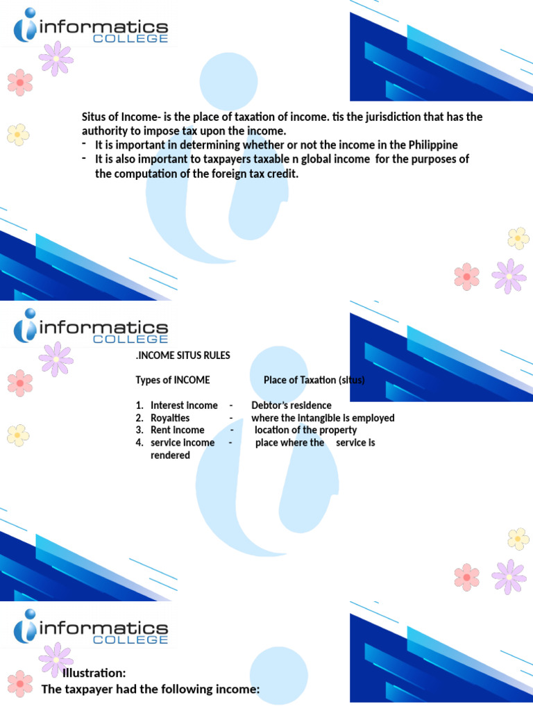 MIDTERM October 5, 2024 - Place of Taxation and Late Filing | PDF ...
