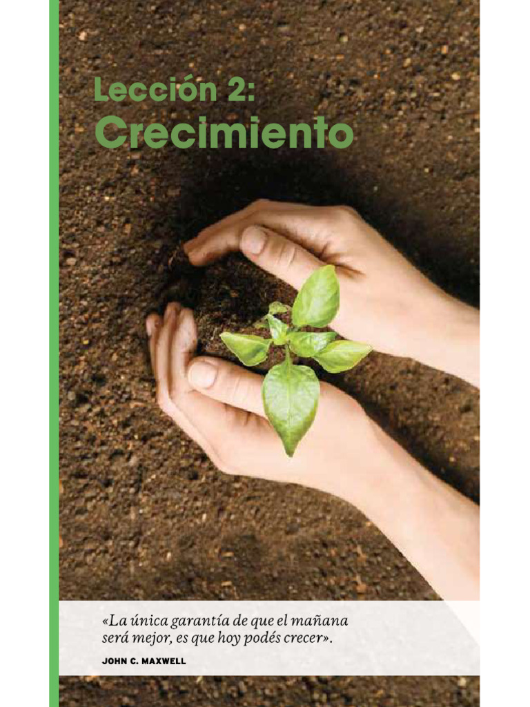 Lección #2 Crecimiento | PDF