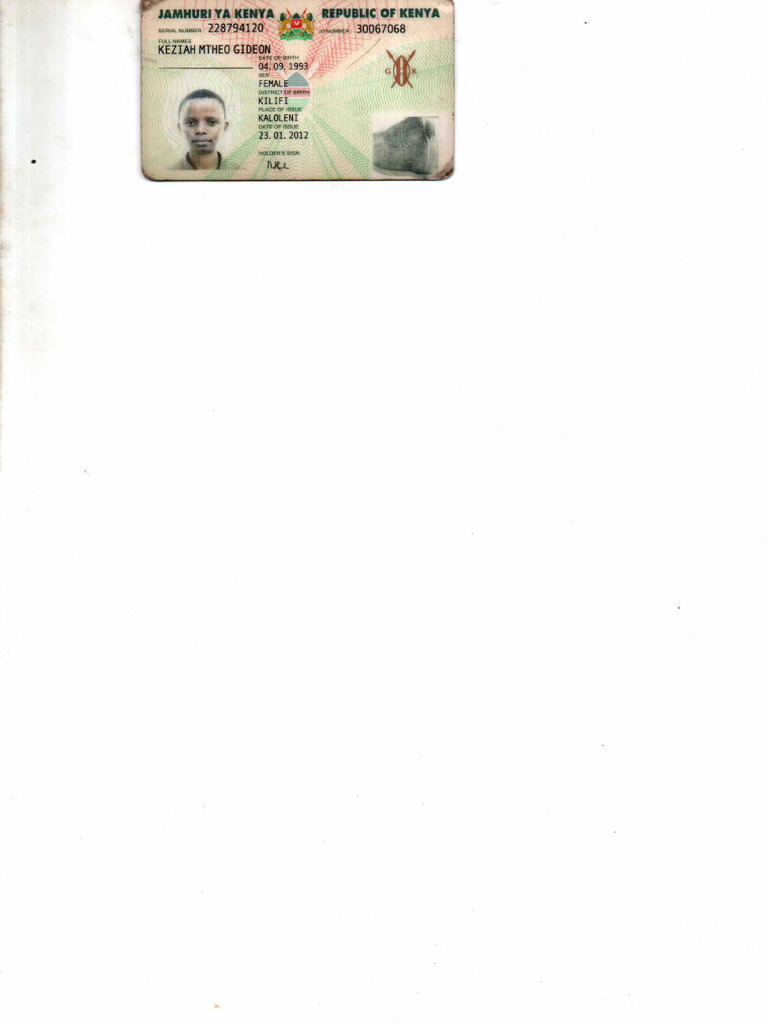 National ID | PDF