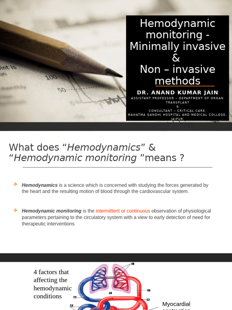 Hemodynamic Monitoring Invasive | PDF | Cardiovascular System | Medical ...