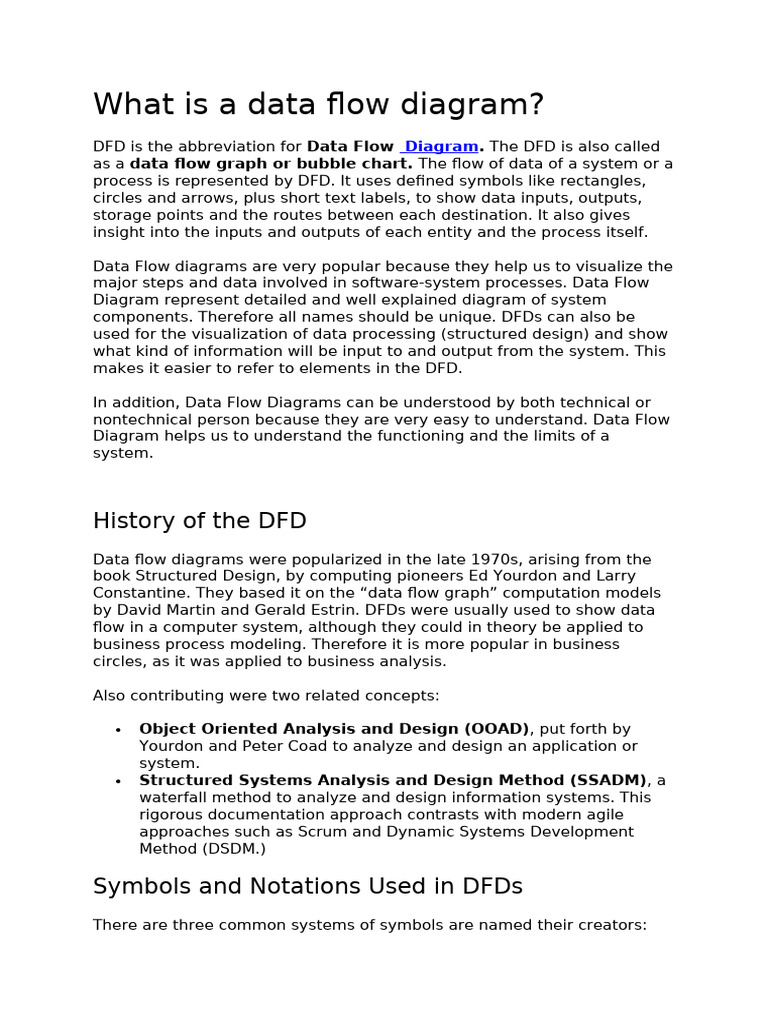 DFD Diagram | PDF | Information Science | Software Design