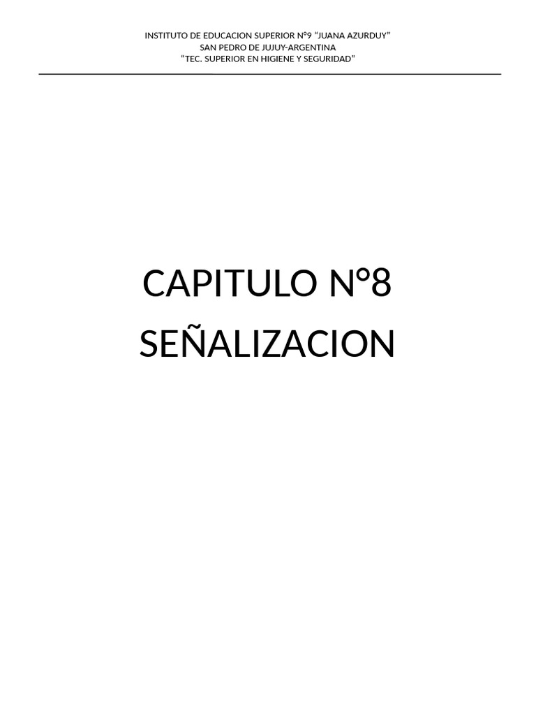 Señalizacion Cap. N°8 | PDF | Economias | Business