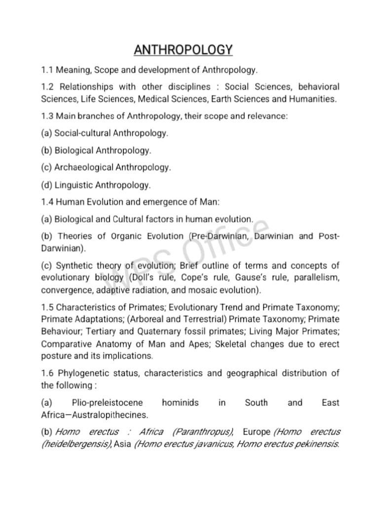 Anthropology | PDF