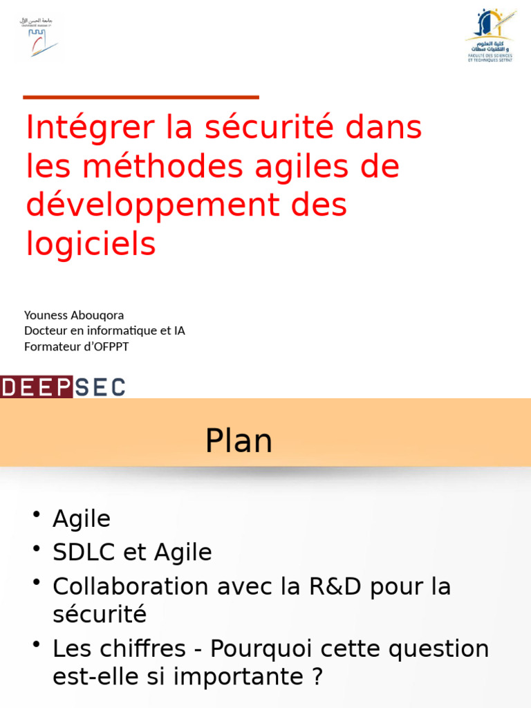 Agile Security | PDF | Méthode agile | Scrum (développement)