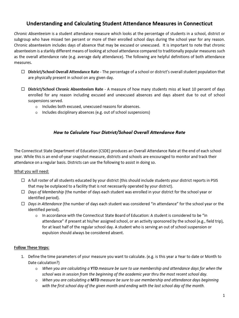 StudentAttendanceReference PDF | PDF