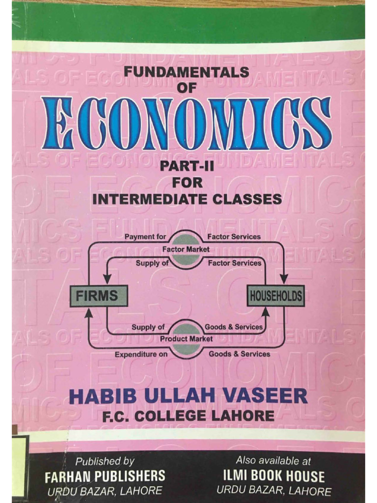 Fundamentals of Economics Part II Habib Ullah Vaseer | PDF