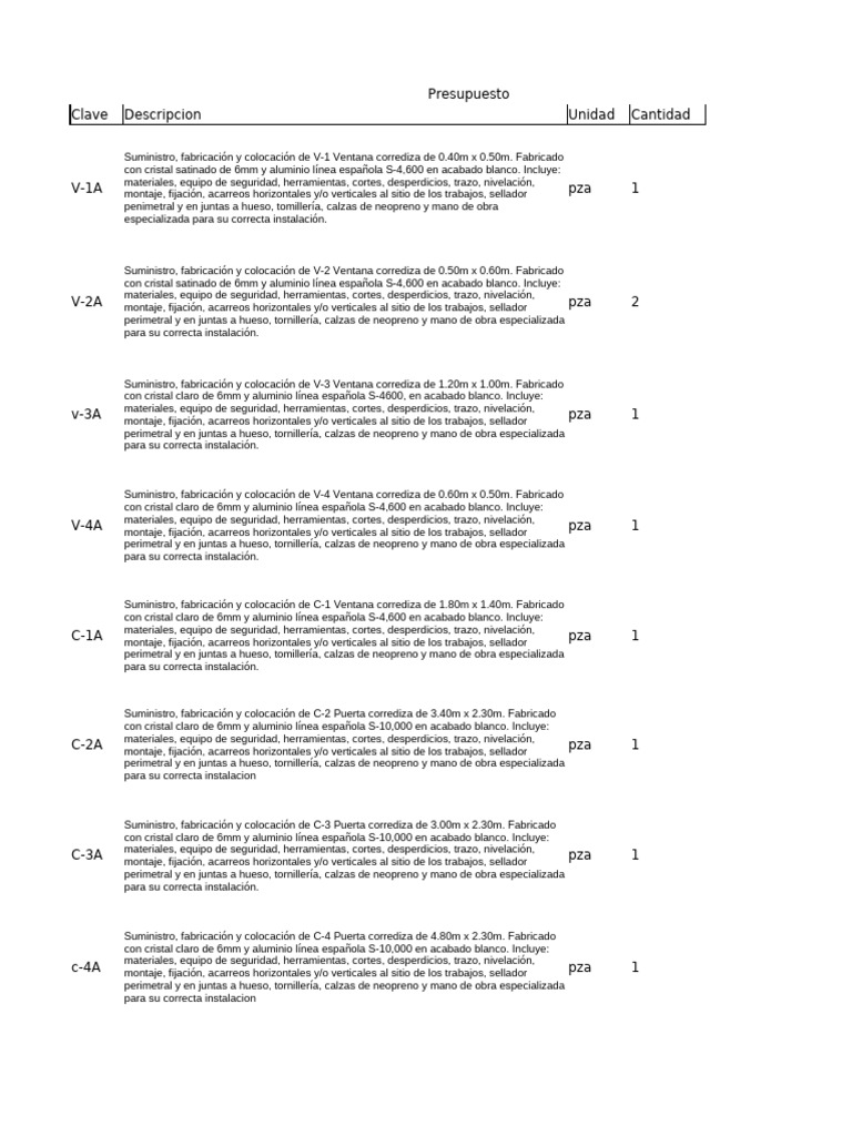 Presupuesto Deptos Diamante | PDF | Informática