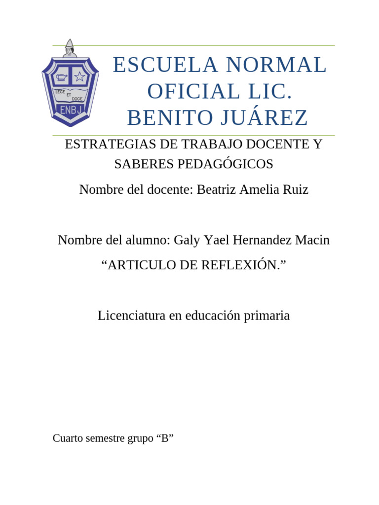 Evaluacion Jueves | PDF | Aprendizaje | Escuelas