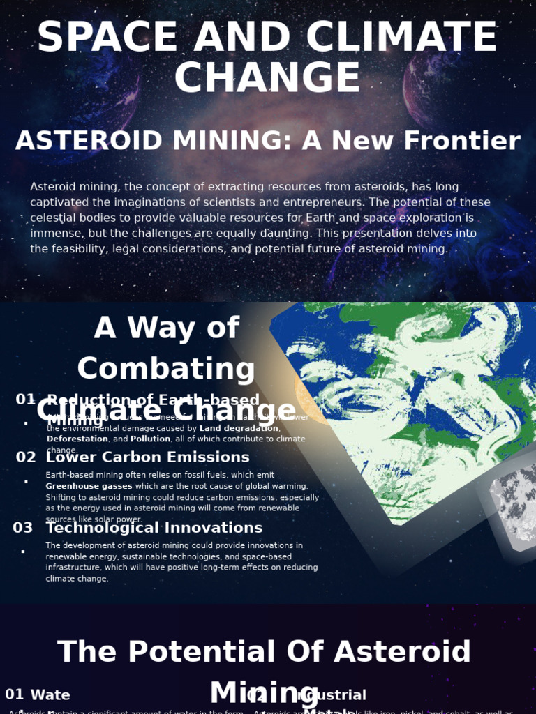 Asteroid Mining: Climate Change Solutions | PDF | Natural Environment ...