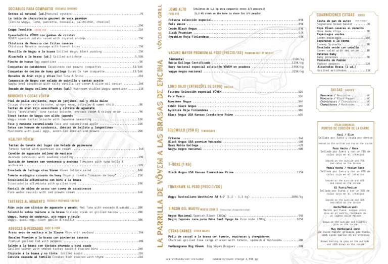 Menu Vovem | PDF | Alimentos | Cocina