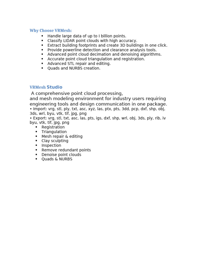 VRMesh by Almuzian | PDF