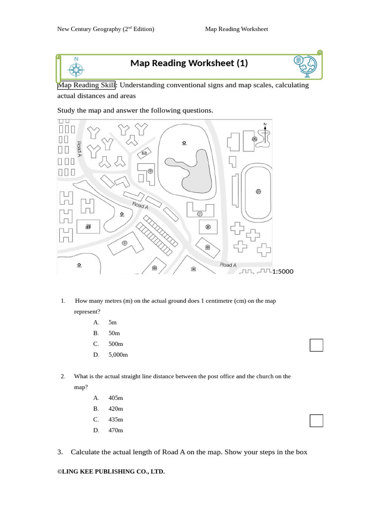 Map Scales Gcse Maths