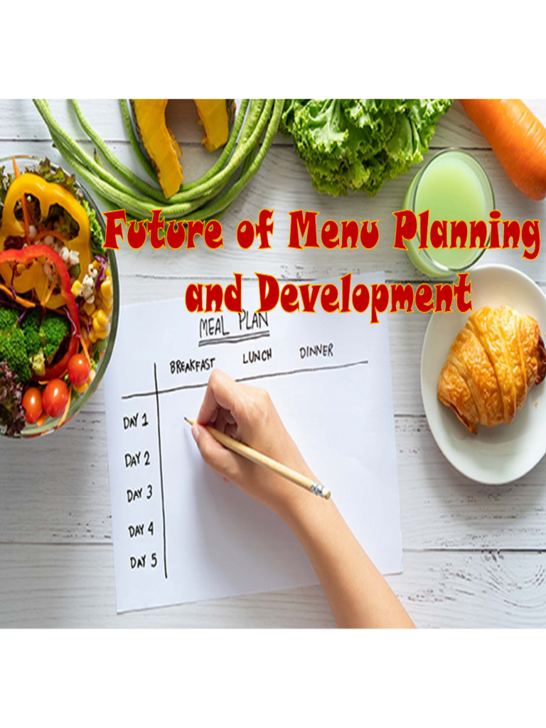 Future Trends in Menu Planning | PDF | Menu | Restaurants