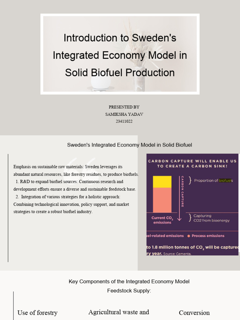 Introduction To Sweden's Integrated Economy Model in Solid Biofuel ...