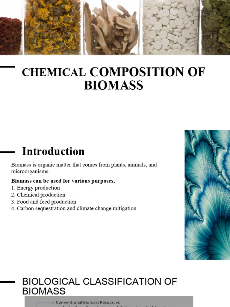 Chemical Composition of Biomass | PDF | Nature