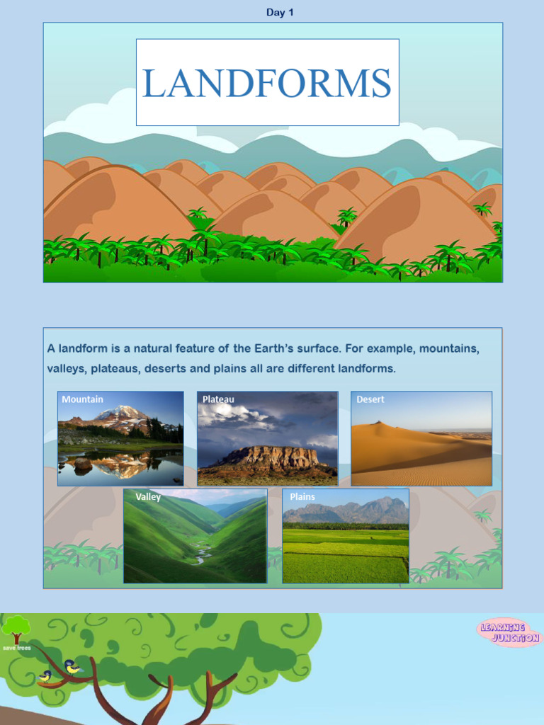 Landforms and Layers of Earth | PDF | Science & Mathematics