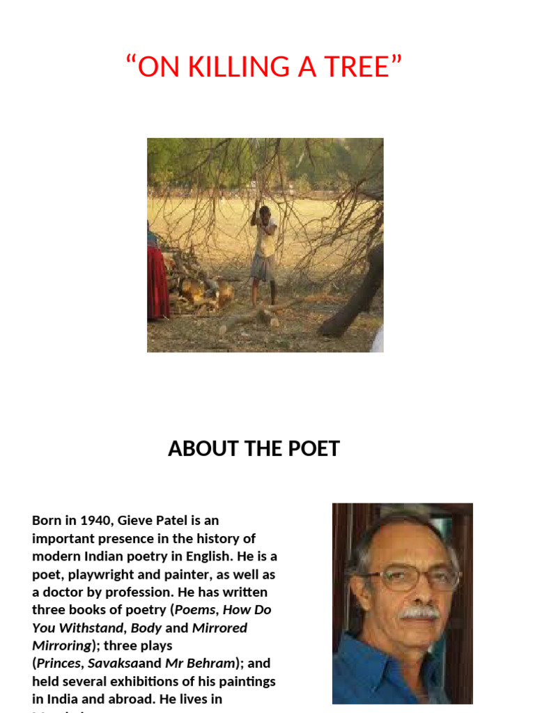 On Killing A Tree | PDF