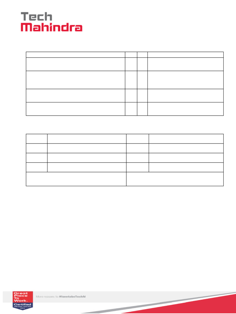 Medical Disclosure Form Tech Mahindra | PDF