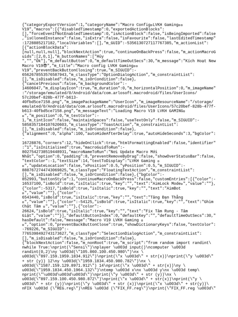 Macro Config?LVKH Gaming?? V1934 | PDF | Computers