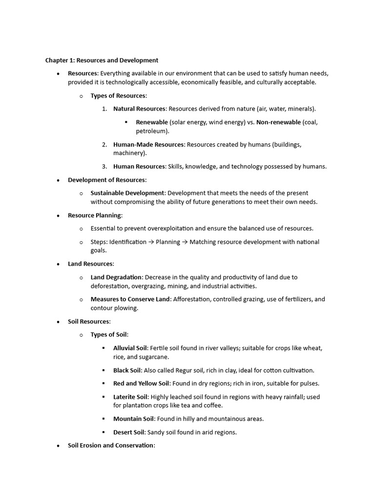 Geography Notes Class 10 CBSE DDS PUBLIC SCHOOL | PDF | Forests ...
