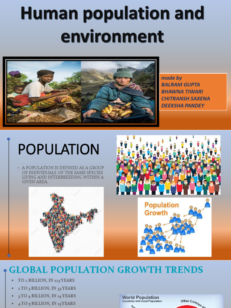 Human Population and Environment | PDF | Family Planning | Hiv
