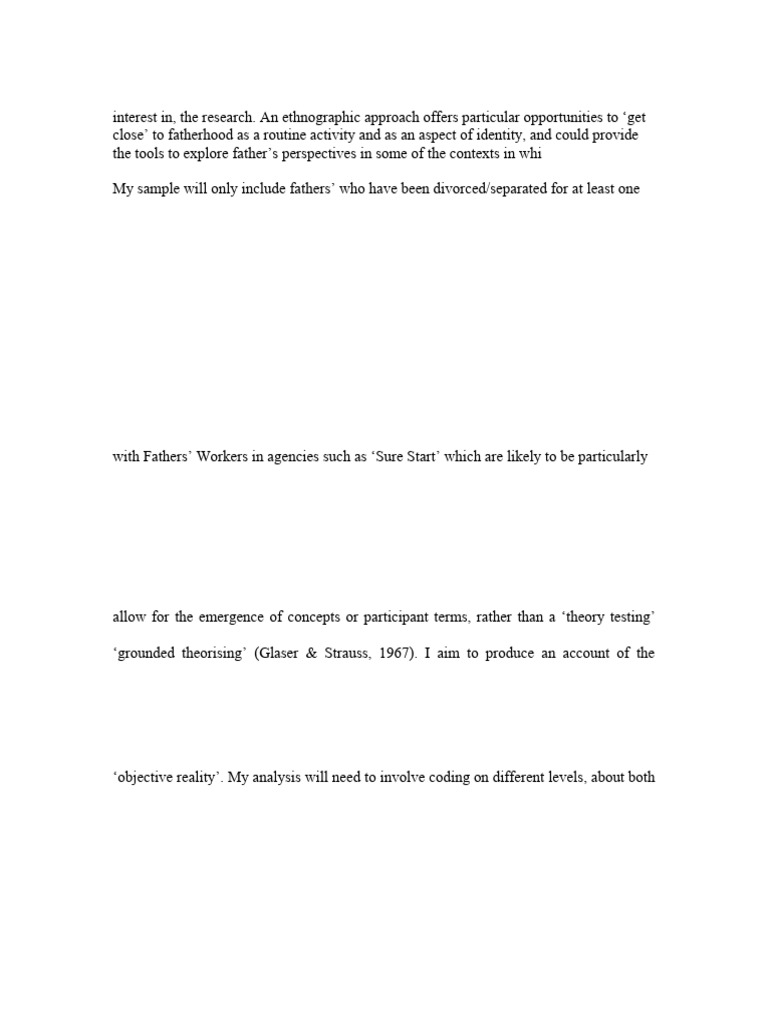 Sample Research Proposal 3 | PDF | Ethnography | Liberal Arts Education