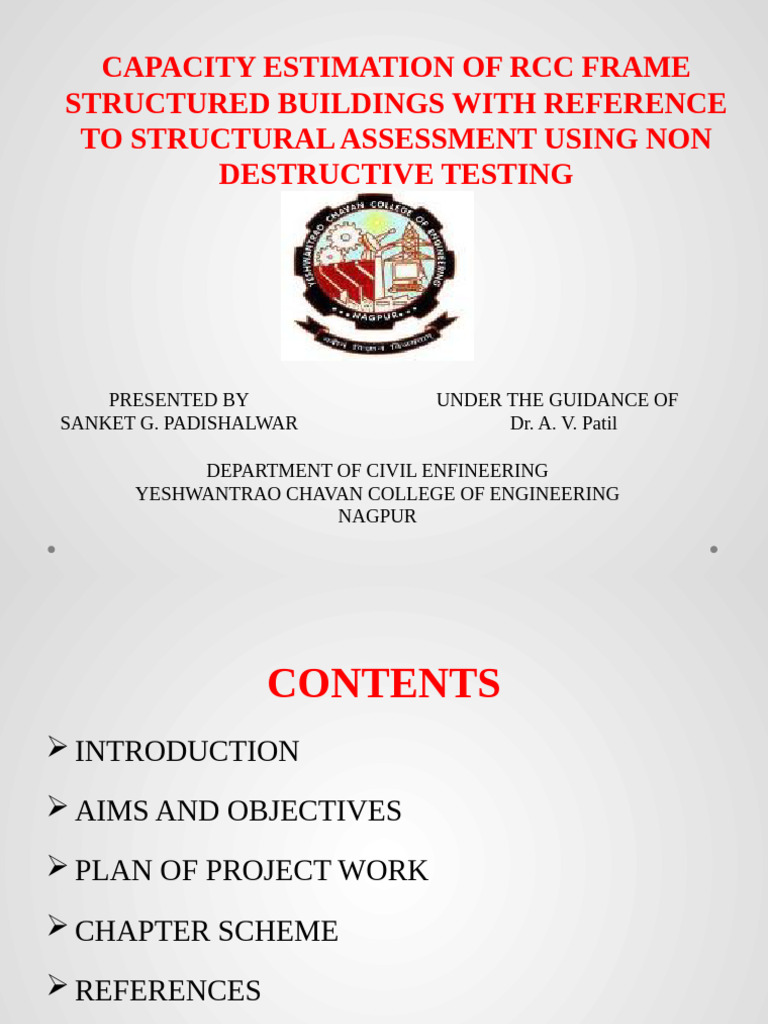 Topic Finalisation Seminar | PDF | Nondestructive Testing | Applied And ...