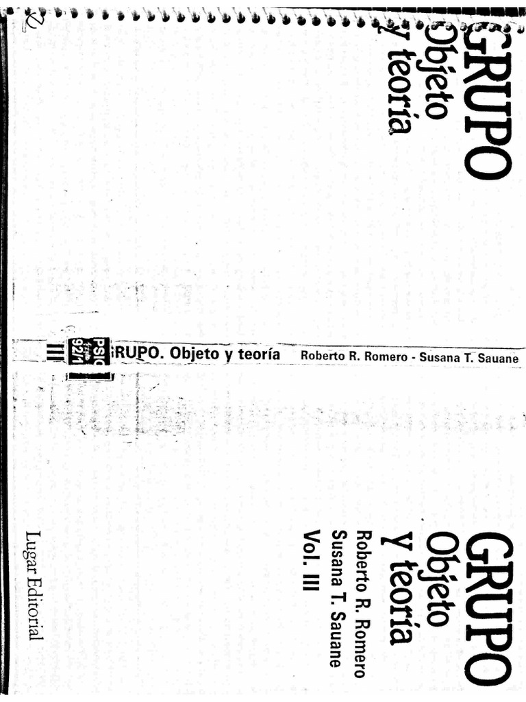 Grupo Objeto y Teoría. Vol III | PDF