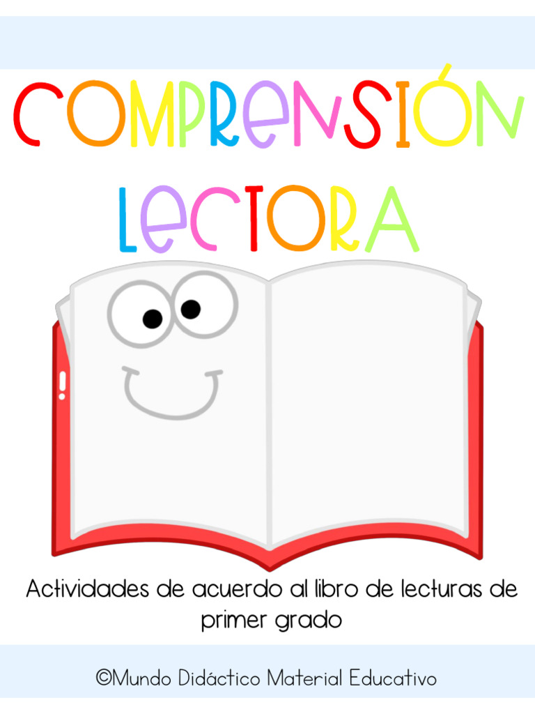 Comprension Lectora Primer Grado Pdf Artes Del Lenguaje Y Comunicación
