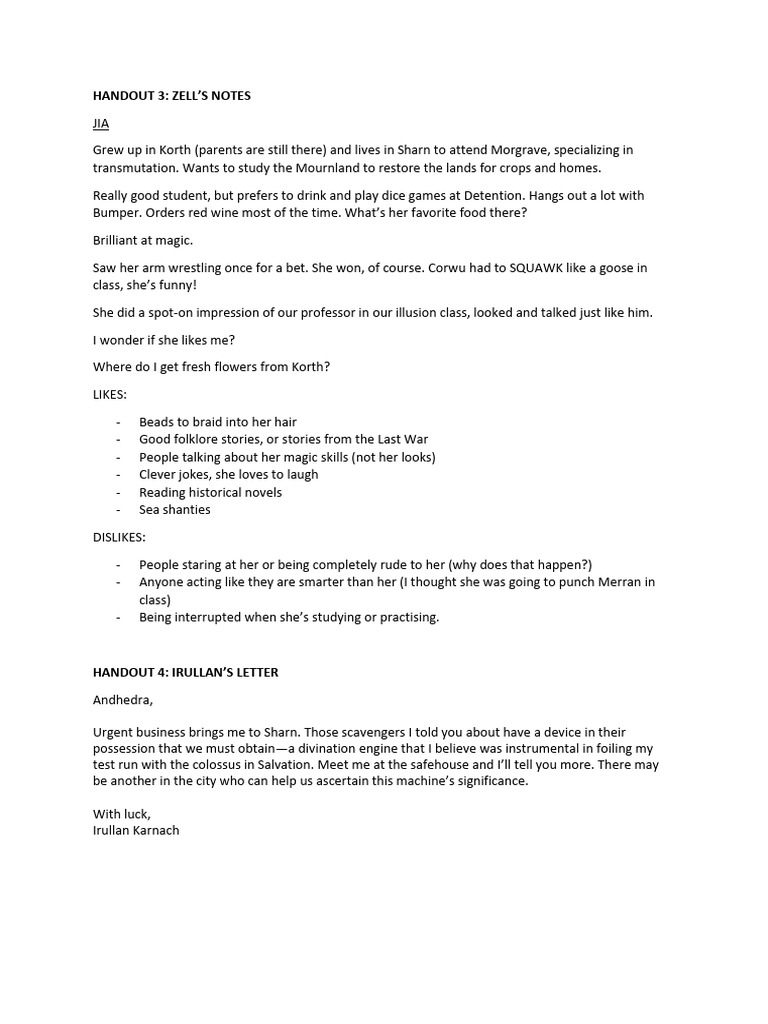 925821-EB05 - Plain Text Letter Handouts | PDF | Mystery, Thriller ...